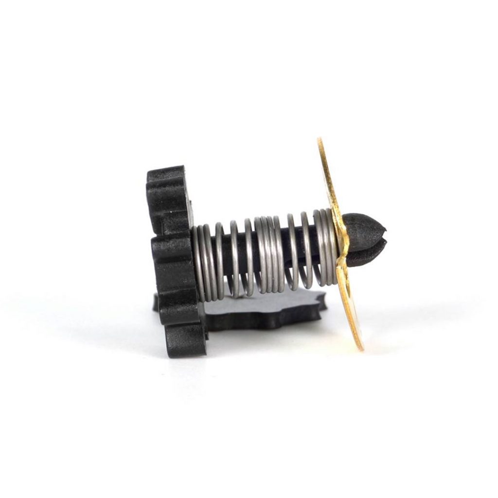 Safety device "simple open", brass disc, plunger in PA6=PV - Unival