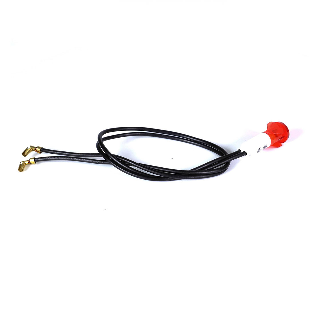 Red light indicator with connectors - Unival