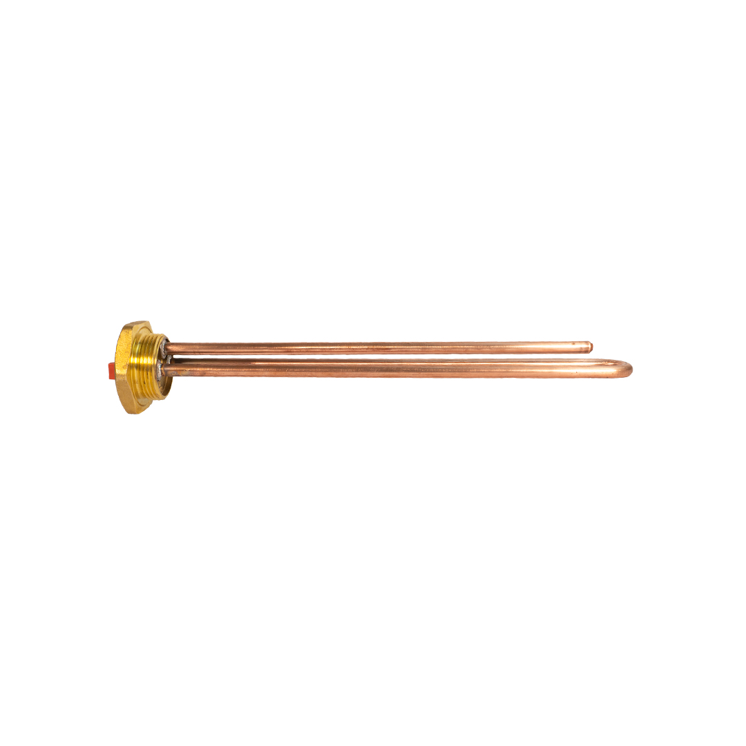 Straight heating element with hexagonal cap 1″1/4 - Unival