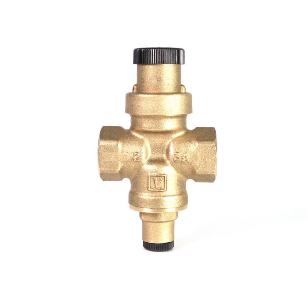 Pressure reducer Unitoy FF connection, with pressure gauge connection ...