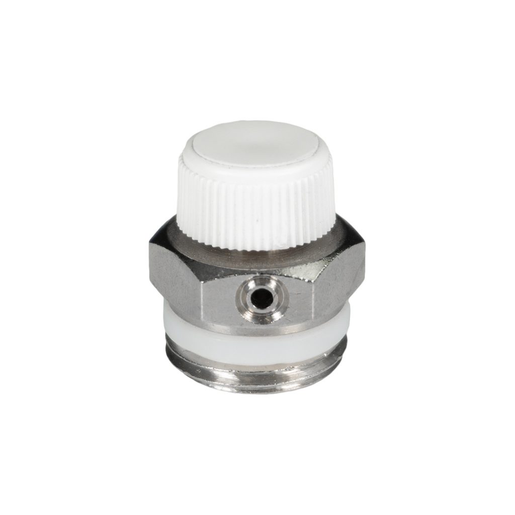 Manual air-vent valve for radiators with teflon o-ring - Unival