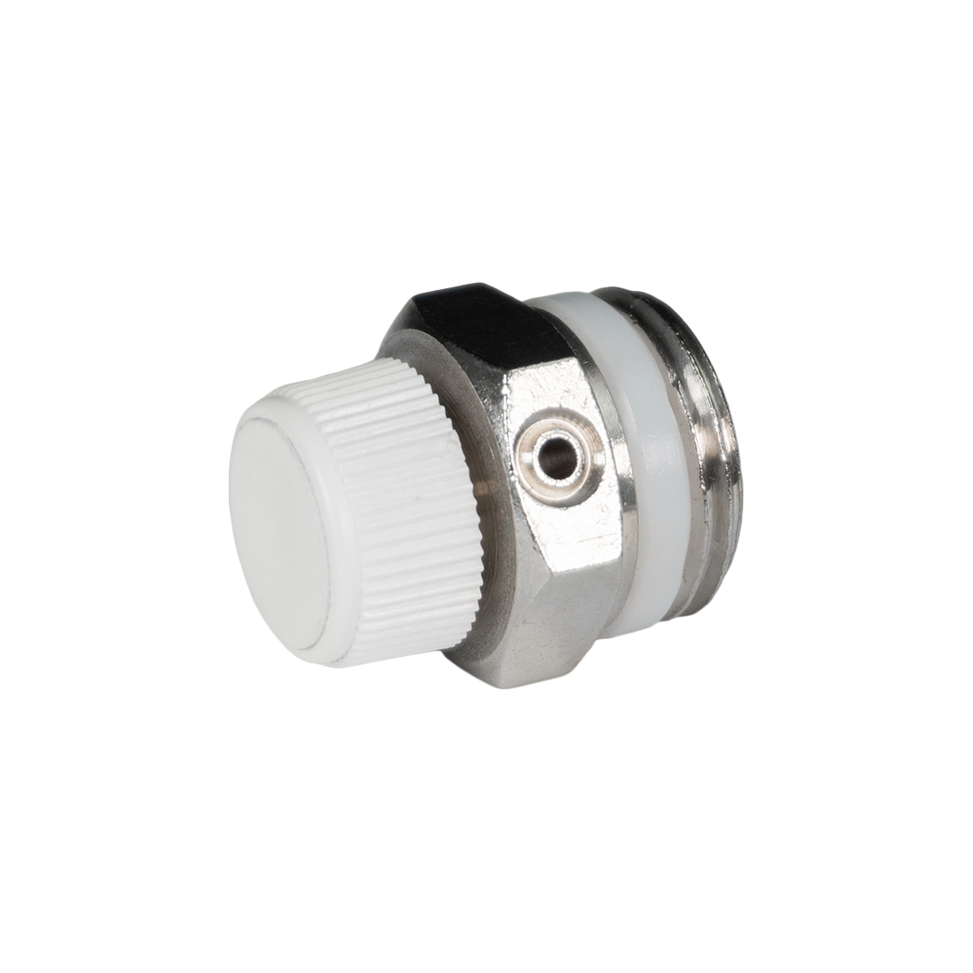Manual air-vent valve for radiators with teflon o-ring - Unival