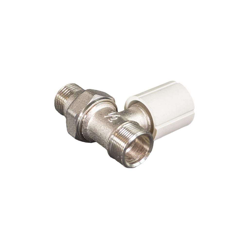 Radiator straight valve for copper multilayer and PEX tube - Unival