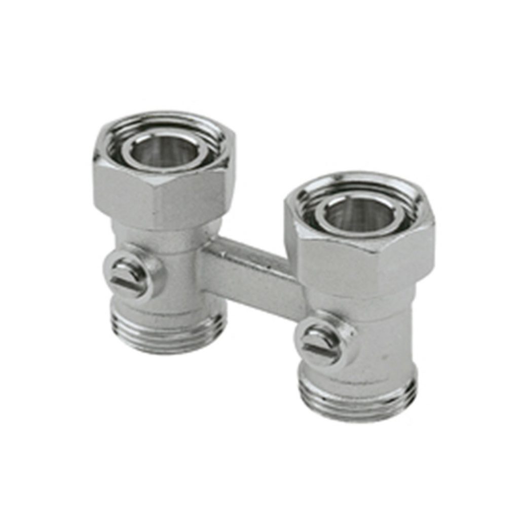 Double straight ball valve - Unival