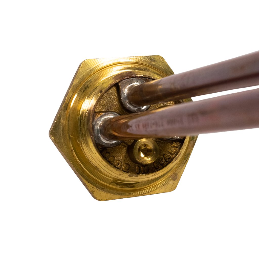 Straight heating elements with hexagonal cap 1”1/4 with insert for ...